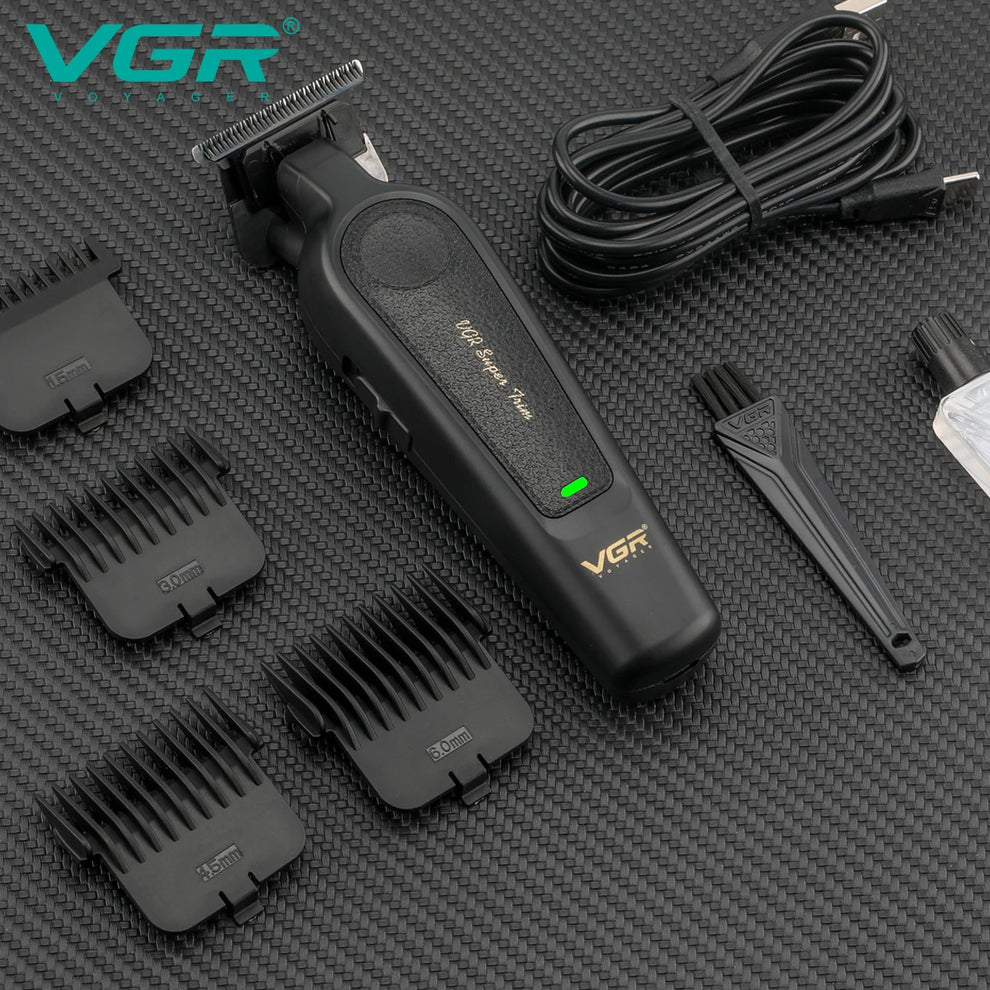 VGR V-995 Professional Hair Clipper for Men DLC T-Blade Low Noise Cera ...